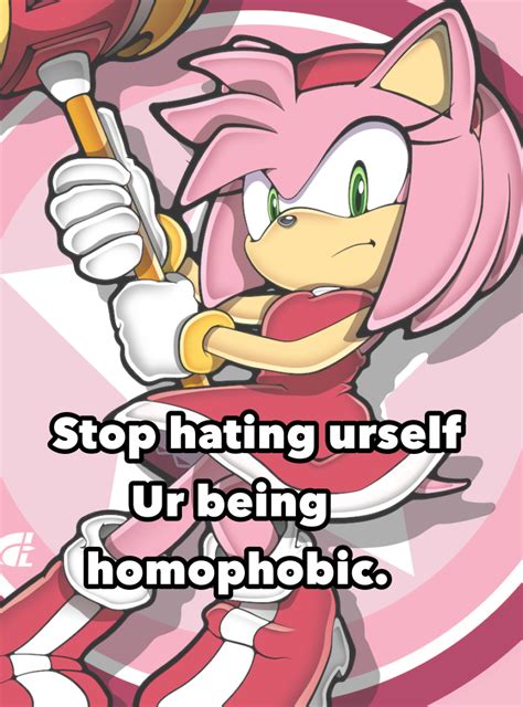 Amy Being Relatable 🦔💕 Sonic Funny Relatable Really Funny Pictures