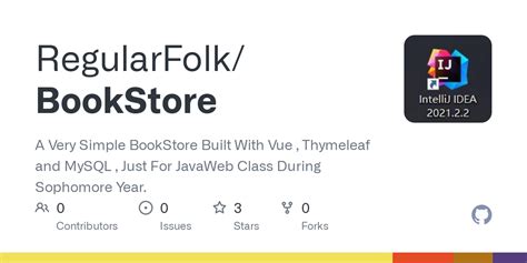 GitHub RegularFolk BookStore A Very Simple BookStore Built With Vue