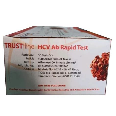 Ctk Biotech Hcv Ab Rapid Test Kit At Rs 780box In Rabkavi Banhatti