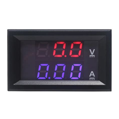 Mini Digital Voltmeter Ammeter Dc 100v 10a 50a 100a Amp Volt Current