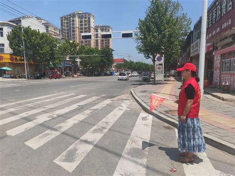 商丘民权县文明交通 打造红色风景线 大河号 大河网