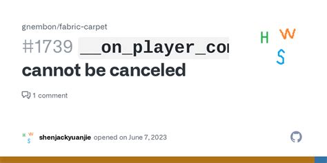 `onplayercommand` Cannot Be Canceled · Issue 1739 · Gnembonfabric
