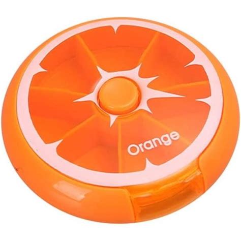 Pilulier Semainier Rond pilulier de poche Pilulier jours Boîtes à pilules pour Ménages ou
