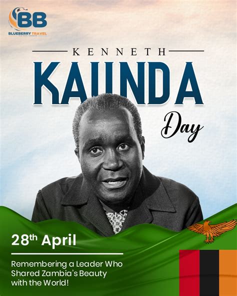 Blueberry Today We Honor The Legacy Of Kenneth Kaunda — A Visionary