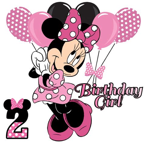 Minnie Mouse Happy Birthday Afdrukbare Kleurplaten