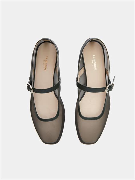 Mary Jane Green Mesh