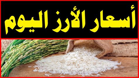 أسعار الأرز اليوم السبت 19 أكتوبر 2024 اعرف الكيلو بكام Youtube