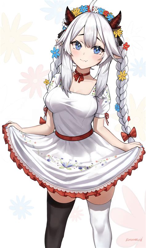 Safebooru 1girl Absurdres Artist Name Asymmetrical Legwear Bangs