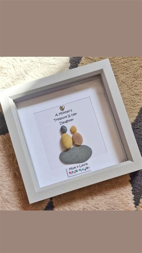 Mum Daughter Pebble Art Mum Birthday T Mother S Day T Idea Artofit