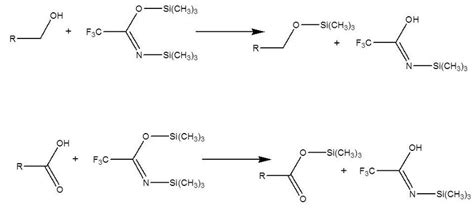 2 Trimethylsilyl Derivatisation Of Alcohols And Acids Using Bstfa