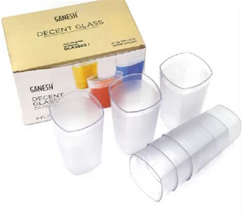 Plastic Juice Glass For Home Capacity 350 Ml At ₹ 117set In