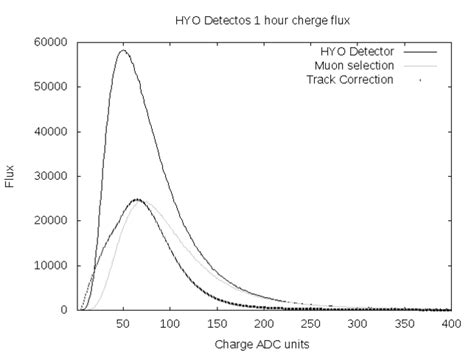One Hour Charge Histogram Hyo Detector Black Muon Selection From