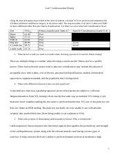 Lab 7 Data Analysis And Questions Docx Lab 7 Cardiovascular Fitness Using The Data And