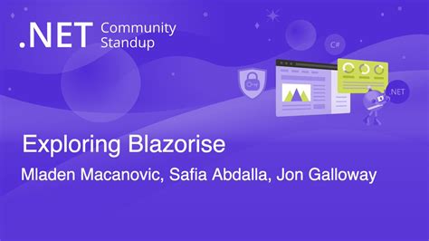 on twitter on today s aspnet community standup session replay