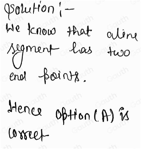 solved which one of the following is a line segment a b c d a b c