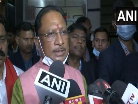 Chhattisgarh Cm Vishnu Deo Sai Meets Injured Jawans At Hospital In Raipur