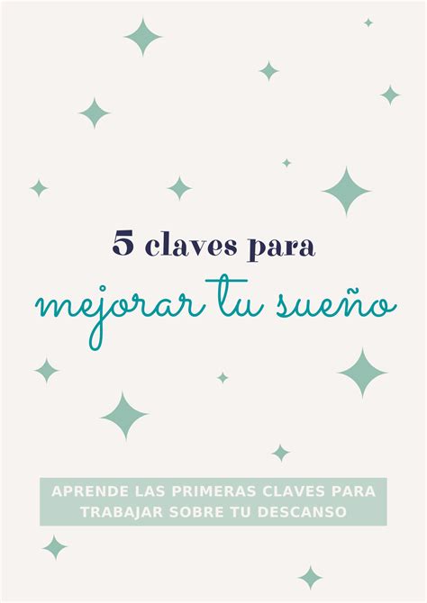 Guia 5 Claves Para Mejorar Tu Sueño Luli Alves