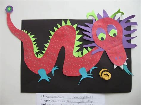 Аппликации Дракона в детском саду новогодний символ своими руками Asian Art Projects