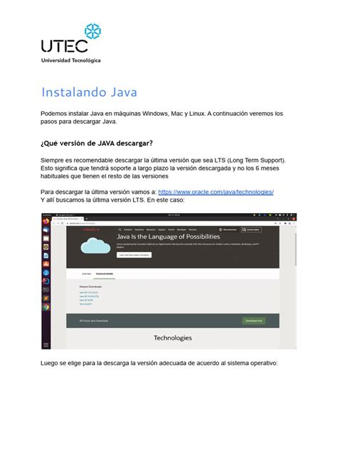 Instalar Java Descargar Gratis Pdf Java Lenguaje De Programación Ingeniería De Software