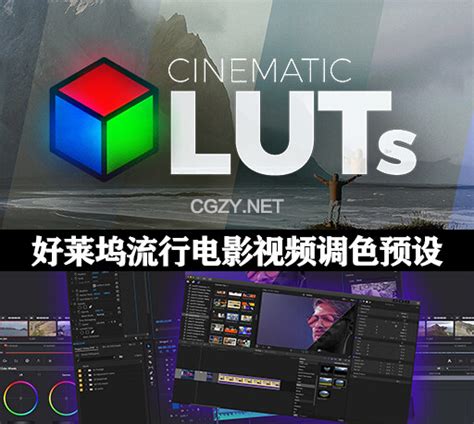 Luts预设 120个好莱坞流行电影视频调色预设 Cinematic Luts Cg资源网