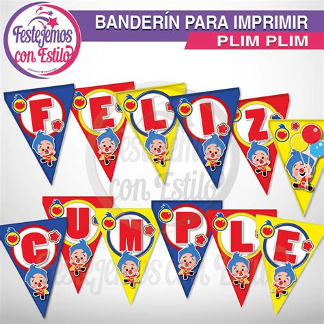 Banderines Para Imprimir De Plim Plim Kulturaupice