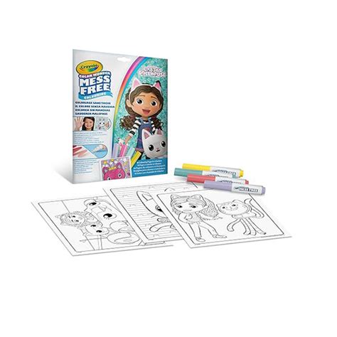 Crayola Магическа книжка за оцветяване Gabby и 4 маркера Adventa