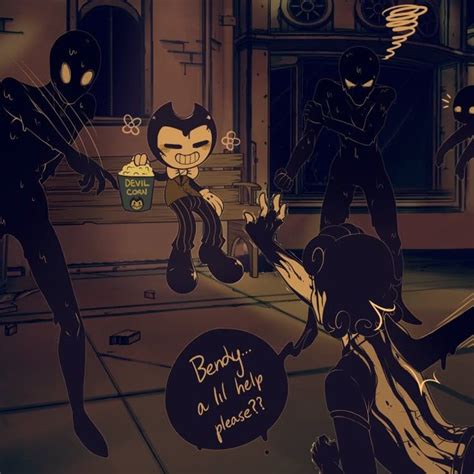 Pin By Harley Dexter On Bendy Bendy And The Ink Machine Anime Cute Drawings