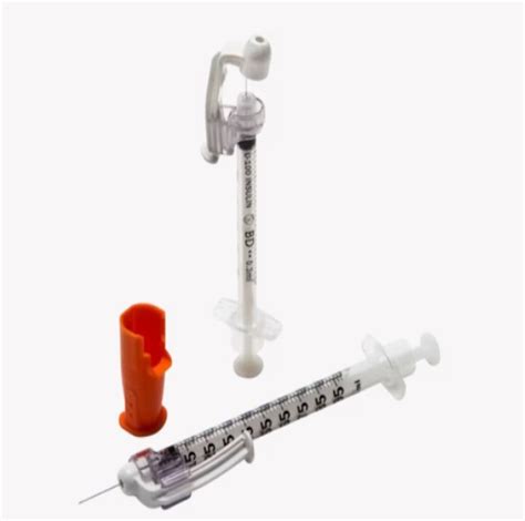 Syringe 1ml Bd Safetyglide Tuberculin 27 G X ½ Permanently Attached