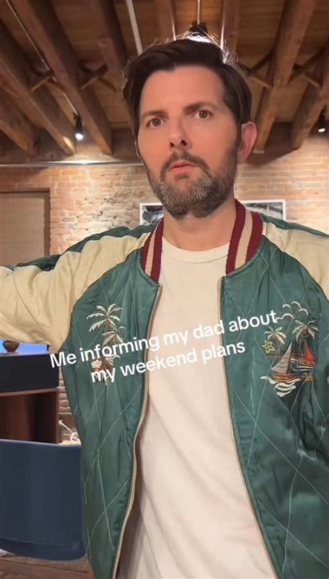 Adam Scott Appears In Daughter Frankies Tiktok Delighting Fans