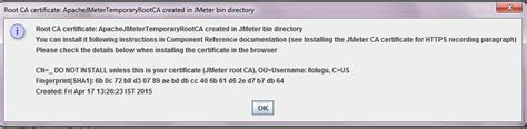 Recording Jmeter Scripts Behind A Proxy Server
