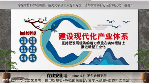 建设现代化产业体系设计图广告设计广告设计设计图库昵图网