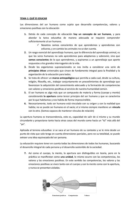 Apuntes Tema 1 Psicologia Del Desarrollo Tema 1 QuÉ Es Educar Las