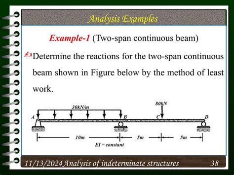 Chapter 2 Part 1 Analysis Of Indeterminate Structuresenergy Methodpptx