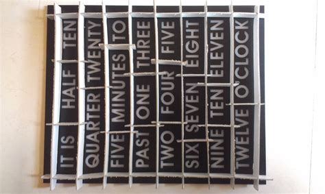 Simple Word Clock Arduino 6 Steps With Pictures Instructables