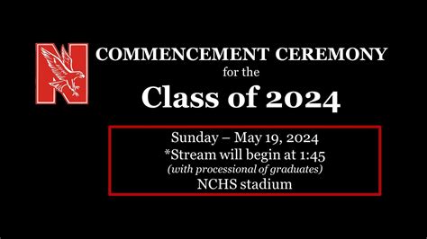COMMENCEMENT CEREMONY For The Naperville Central High Schools Class Of