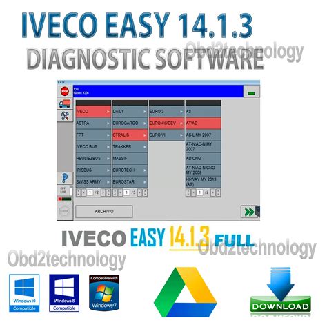 Iveco Easy 1413 Full Diagnostic Software With All Functions Active