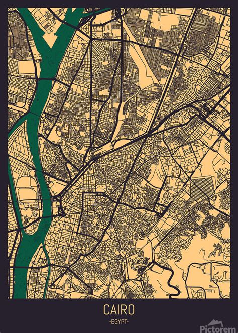 Street Map Of Cairo Egypt