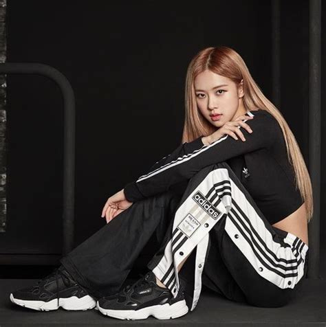 Rose Blackpink Photoshoot Adidas