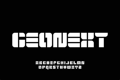Premium Vector Unique Abstract Geometric Display Font Alphabet Vector Modern Grotesque