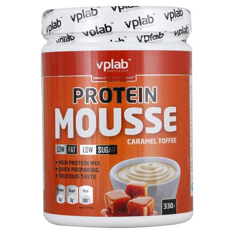 Высокобелковый десерт Vplab Nutrition Protein mousse caramel toffee ...