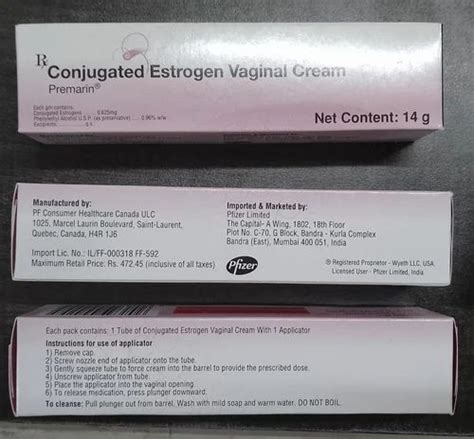 Conjugated Estrogen Vaginal Cream At Rs 650 Vaginal Cream In Nagpur