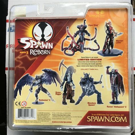 Mcfarlane Spawn Reborn Series 3 Raven Hellspawn Action Figure