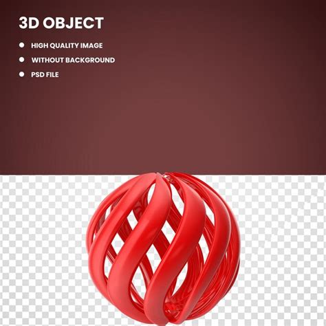 Premium Psd 3d Abstract Globe