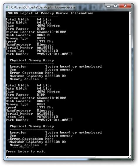 SMBIOS Download Softpedia