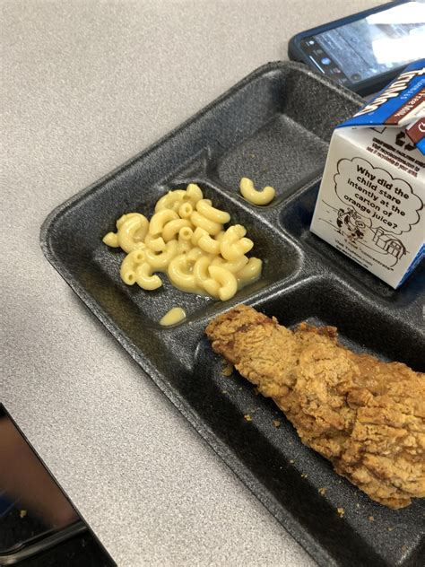 American School Lunch I Didnt Even Eat Any Before I Took The Picture