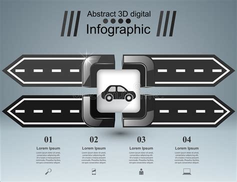 路infographic设计模板和营销象 汽车eps10图标例证向量 向量例证 插画 包括有 信息 介绍 92753913