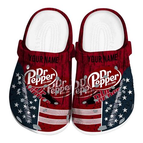 Custom Dr Pepper Shoes Diet Dr Pepper Sandals Beverage Shoes For Men
