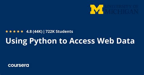 Using Python To Access Web Data Coursera
