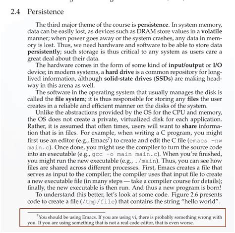 From Operating Systems Three Easy Pieces Rtextbookhumour