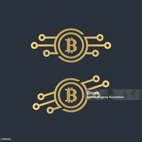 어두운 파란색 배경에 색상 일러스트 비트 코인 원 네트워크의 집합 0명에 대한 스톡 벡터 아트 및 기타 이미지 0명 개념